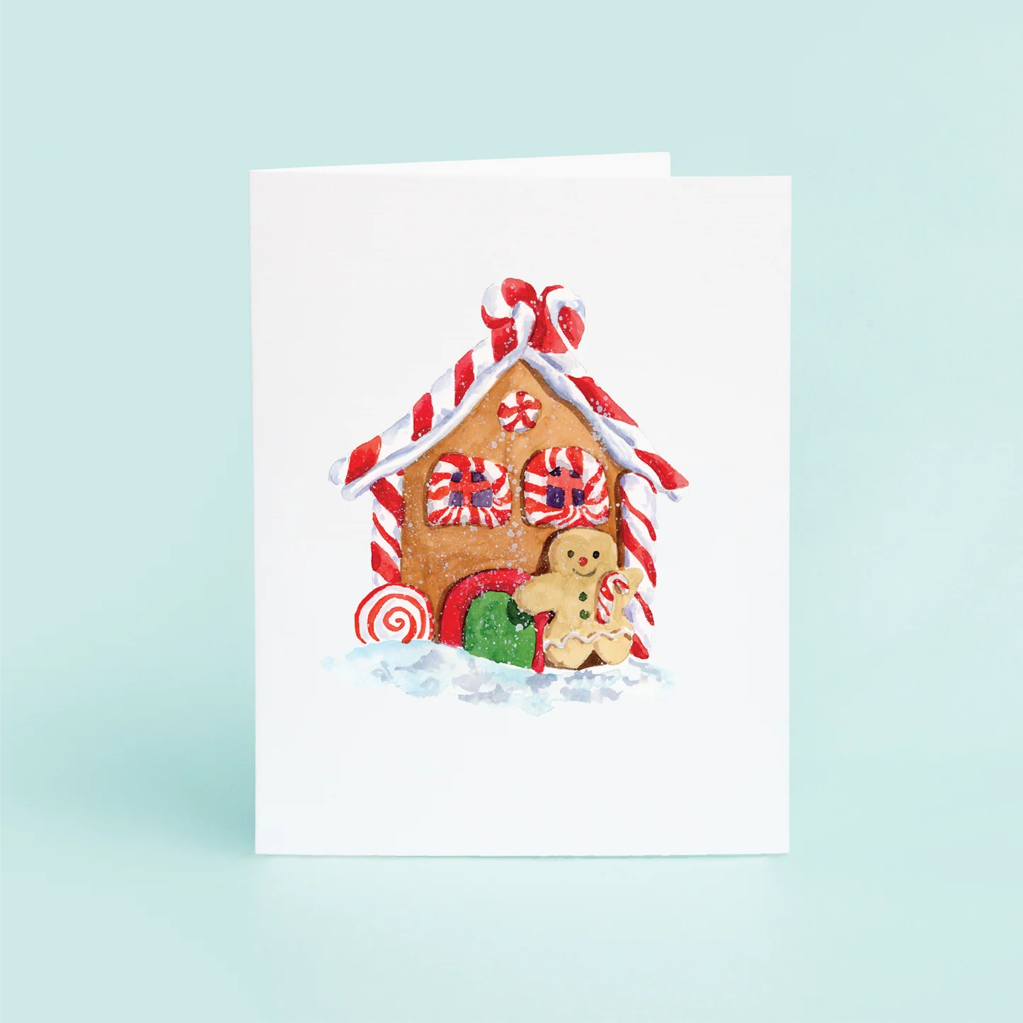 Gingerbread House Card – Holidays in Bloom